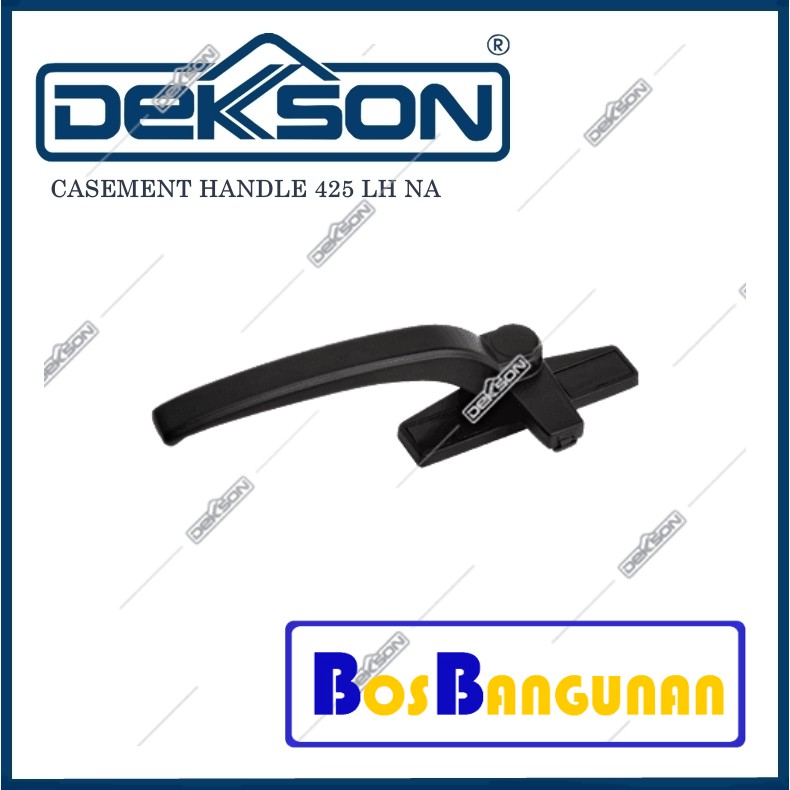 Rambuncis Window DEKKSON / Casement Handle Aluminium CH 425 BK Black ...