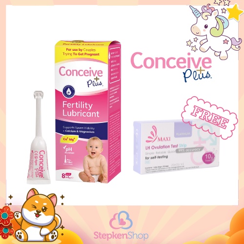 Conceive Plus Fertility Lubricant (8 x Pre-filled Applicators)แถมฟรี ...