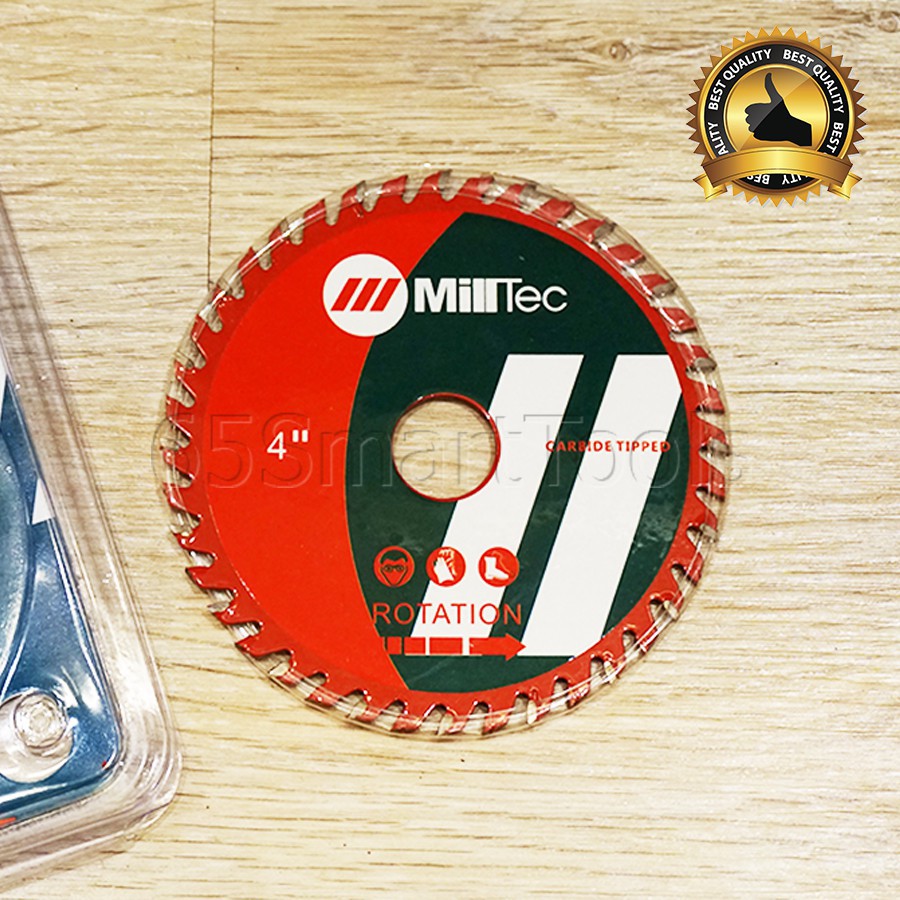 MillTec ใบตัดเลื่อยวงเดือน ใบตัดไม้ อย่างดี 4 นิ้ว 40 ฟัน (1ใบ) | Shopee Thailand