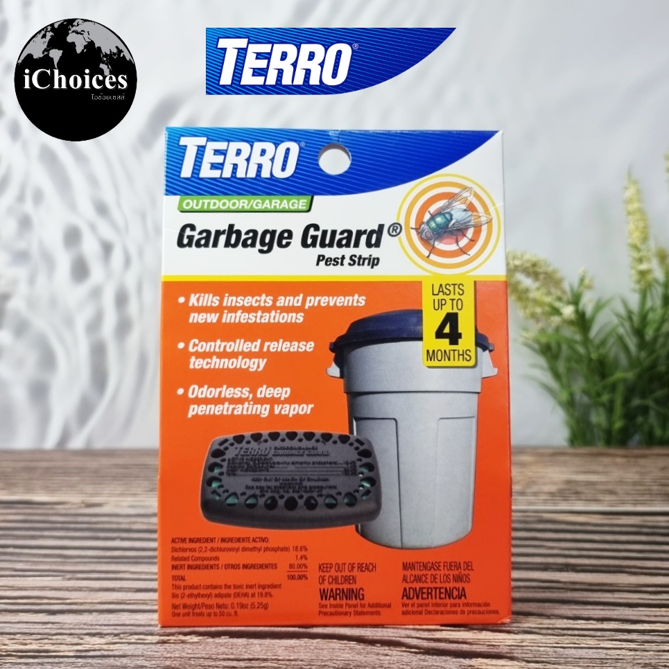 ผลิตภัณฑ์กำจัดแมลง TERRO® Garbage Guard® Pest Strip Model T800 สำหรับ ...