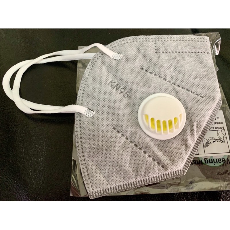 หน้ากากอนามัยแบบมีวาล์ว หน้ากาก N95 PM2.5 mask KN95 กรองฝุ่น คาร์บอน ไม่บาง แท้ หน้ากากกันฝุ่น ...