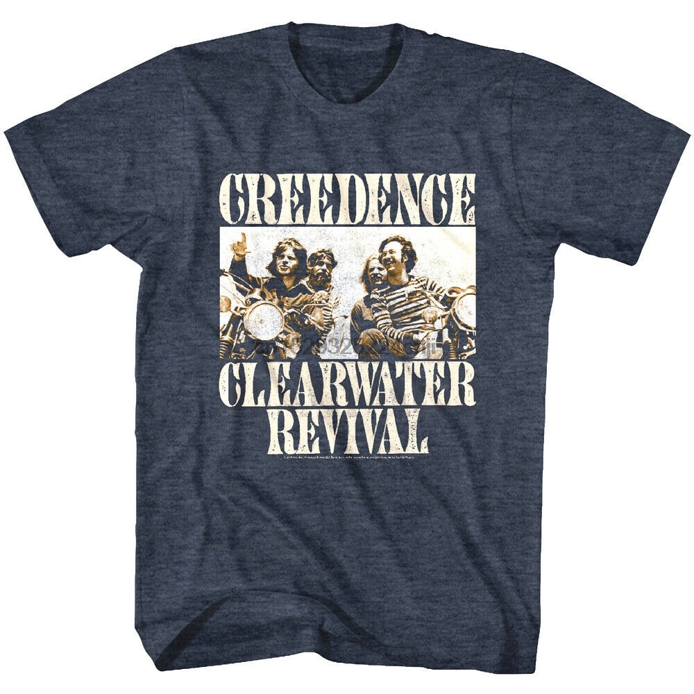 Creedence Clearwater Revival Bikers Mens T Shirt CCR Studio Albums ...