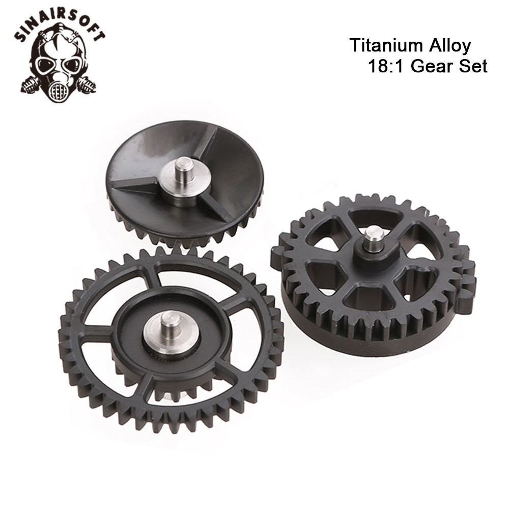 High-speed Titanium Alloy Shaft Liquid Metal Gear Set สําหรับ AEG Ver.2 ...