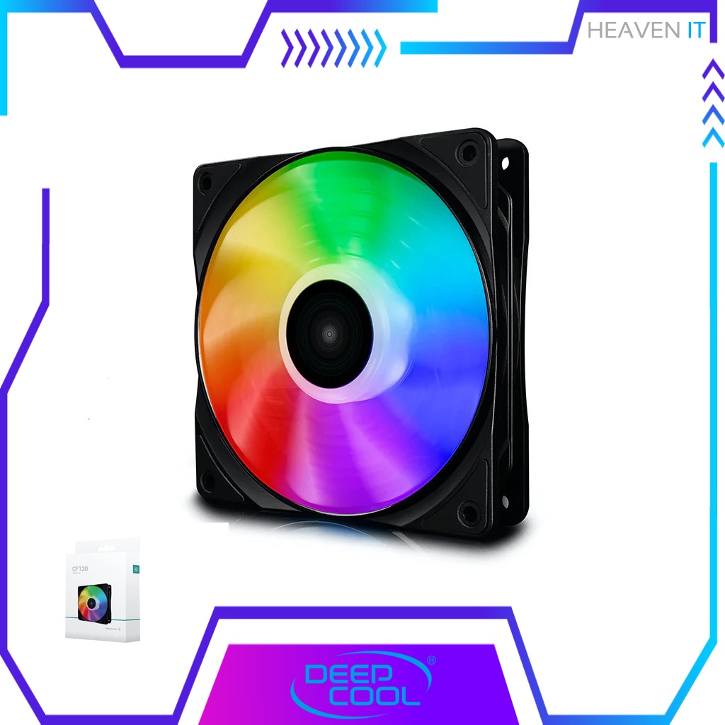 DEEPCOOL - CASE FAN 12CM CF120 พัดลมเคส รับประกัน 1 ปี | Shopee Thailand