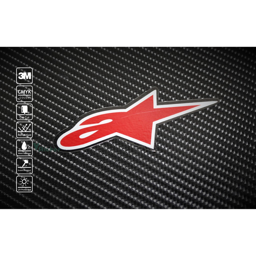 สติ๊กเกอร์ติดรถ Sticker Alpinestar 112 | Shopee Thailand