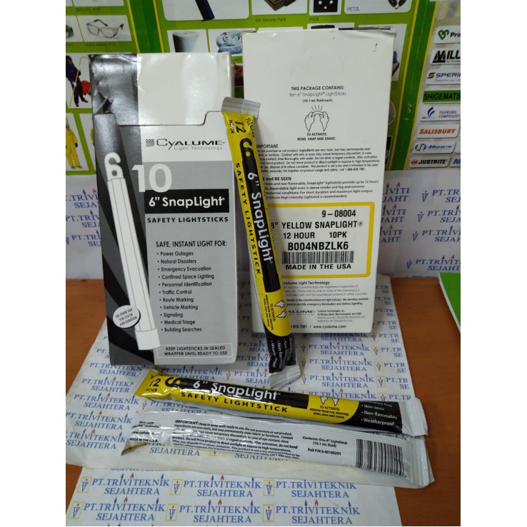 Cahaya Cyalume snaplight safety snap light stick 12 ชั่วโมงฉุกเฉินยาว 6 ...