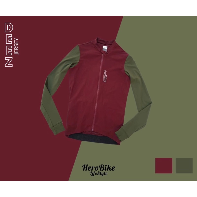 เสื้อปั่นจักรยานแขนยาว : ALL DAY ALL DEEZ มี 5 สี | Shopee Thailand
