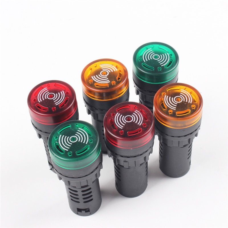 บัซเซอร์ AD16-22SM 22MM (Buzzer and Alarm) ∅22 mm 12v 24v 220v ออด บัซ ...