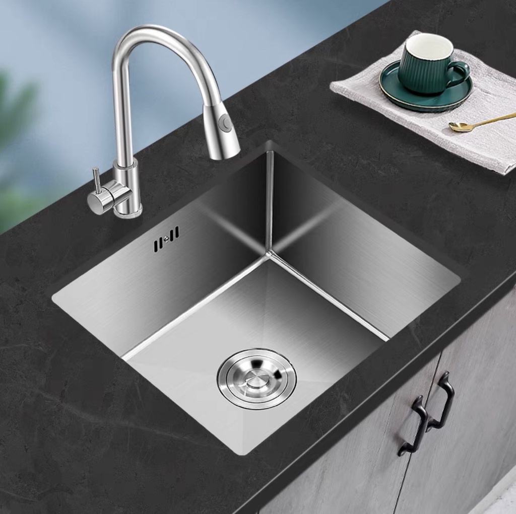 Forward ซิงค์ล้างจาน อ่างล้างจาน 1หลุม วัสดุสแตนเลสเกรด304 ขนาด45x45ซม Kitchen sink ,stainless ...