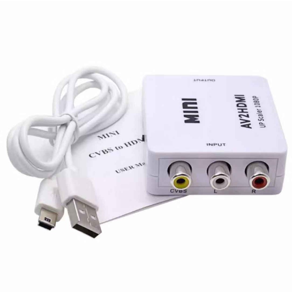 Mini ตัวแปลงสัญญาณ HDMI to AV Converter HD 1080P HDMI2AV | Shopee Thailand