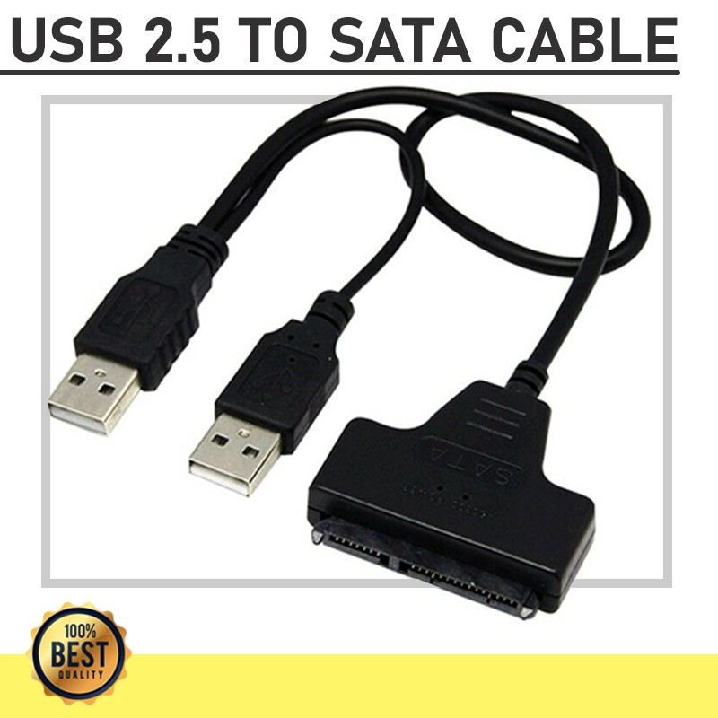 USB 2.0 to Sata Converter Adapter Cable | Shopee Thailand