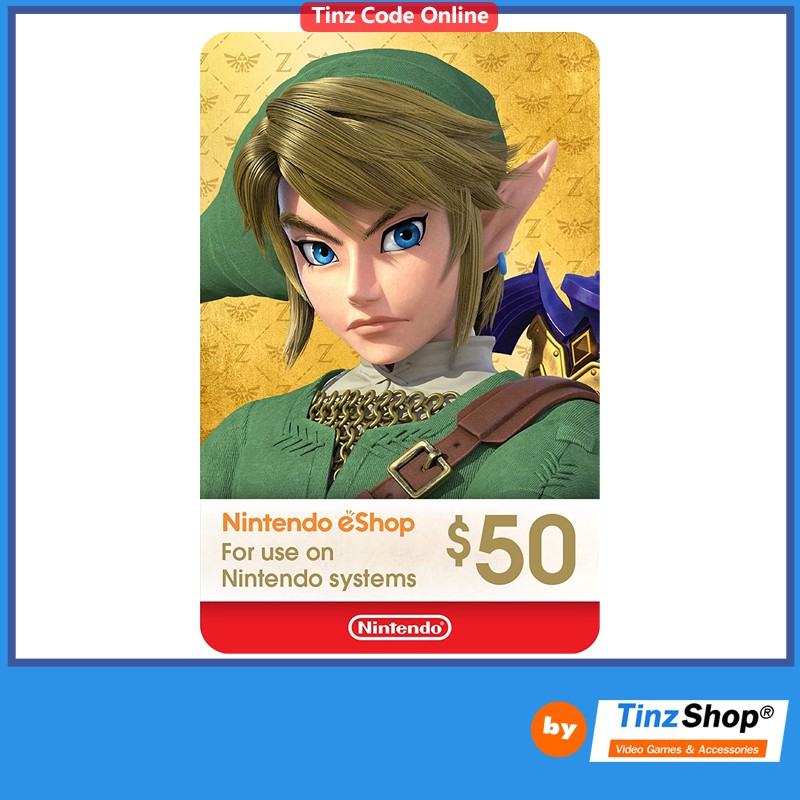 $50 US Nintendo eShop โค้ดเติมเงิน จัดส่งทางแชท -- Digital Redeem Code ...