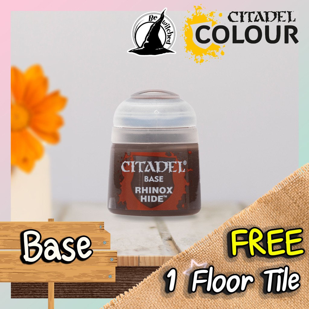 (Base) RHINOX HIDE : Citadel Paint แถมฟรี 1 Floor Tile | Shopee Thailand