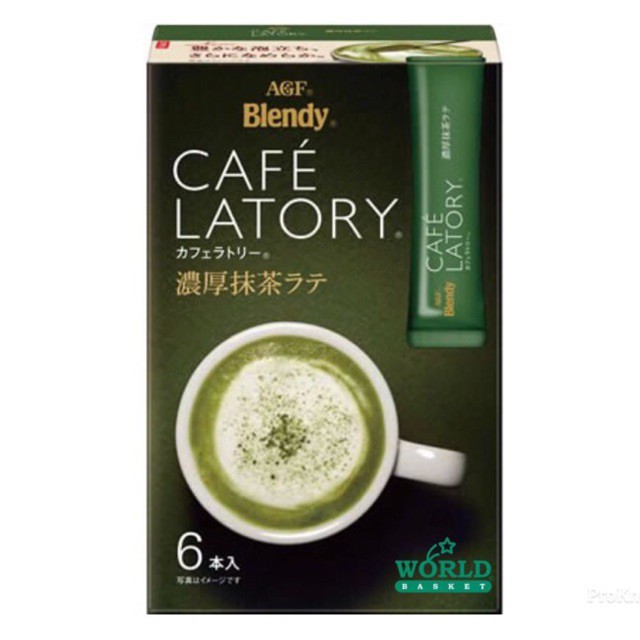 🇯🇵 AGF Blendy Cafe Latory Matcha Latte BBF:2022.02🍵 ชาเขียวมัทฉะลาเต้ ...