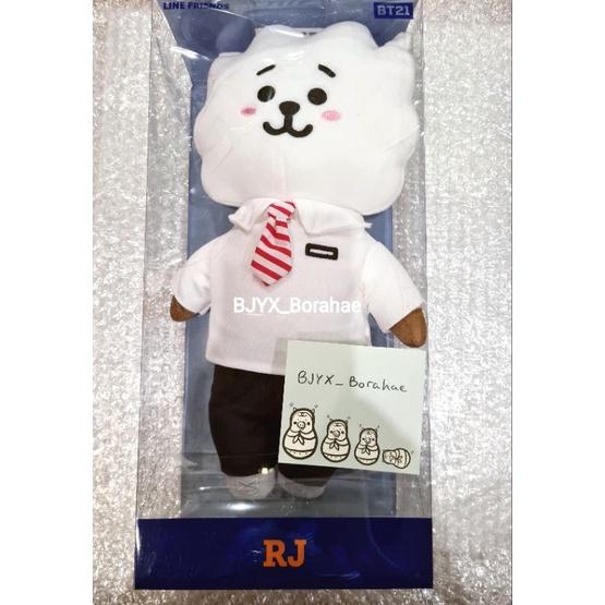 (พร้อมส่ง) ของแท้ 100% BTS BT21 RJ uniform ตุ๊กตา อาเจ Standing doll ...