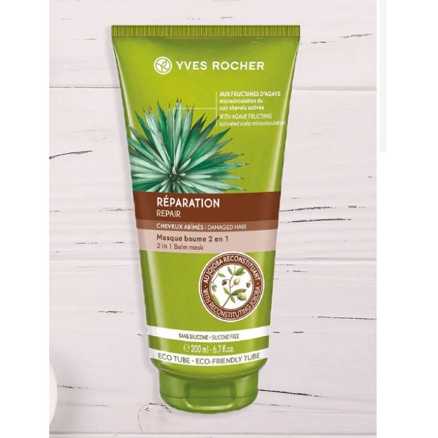 Sale! Yves Rocher-Repairation 2in1 Blam mask 200ml | Shopee Thailand