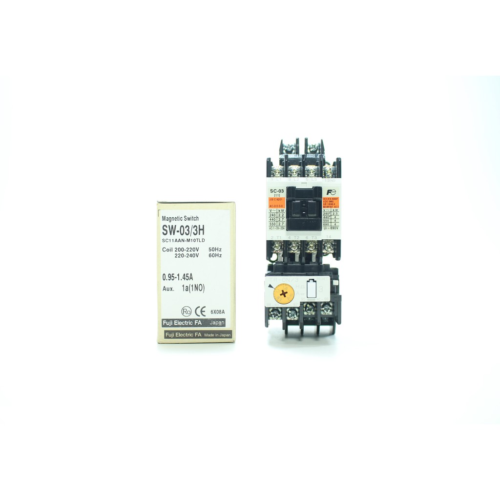SW-03 FUJI SW-03 ชุดแมกเนติก+โอเวอร์โหลดรีเลย์ SW-03 | Shopee Thailand