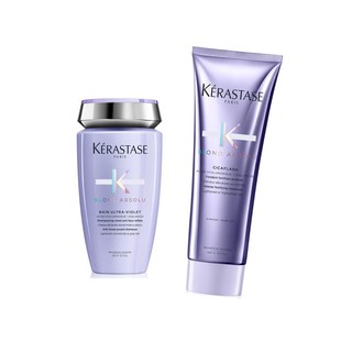 Kerastase blonde absolute bain ultra violet shampoo 250ml + Cicaflash ...