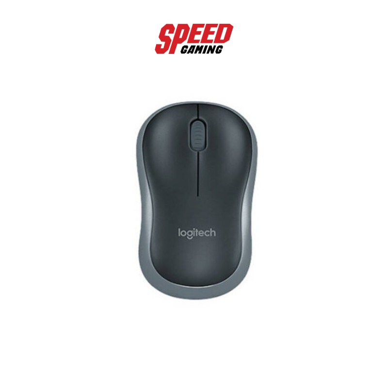 LOGITECH M185 MOUSE WIRELESS GRAY/BLACK COLOR 2.4 GHZ (LOGITECH-M185-D) เมาส์ SPEED GAMING ...