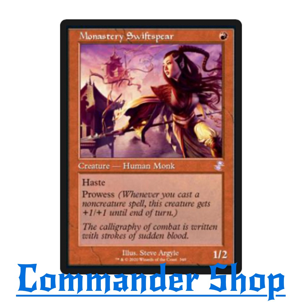 Monastery Swiftspear (Creature - Human Monk) Red การ์ด Magic The ...