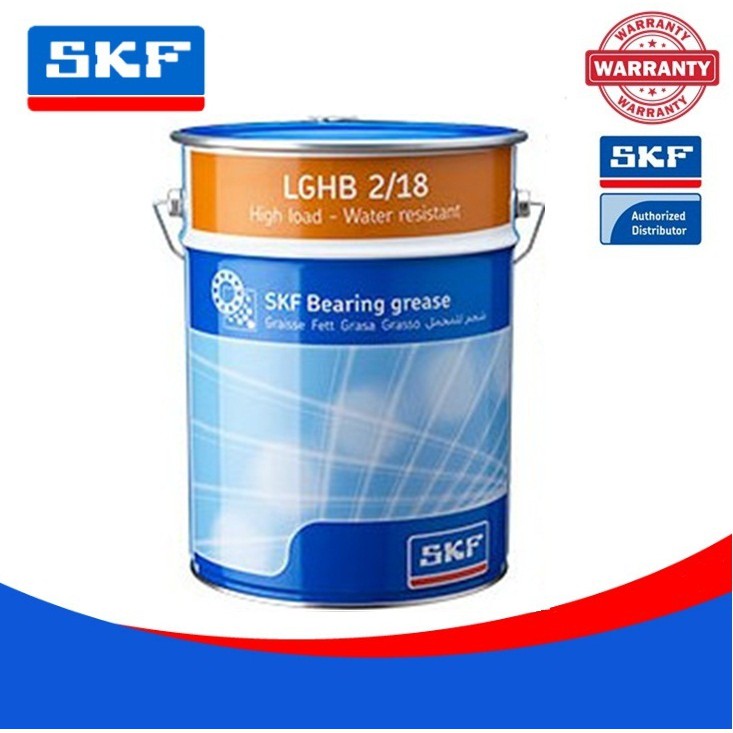 จาระบี SKF LGHB 2/18 ขนาด 18 กิโลกรัม จาระบีรับโหลดสูง ทนอุณหภูมิสูง มีความหนืดน้ำมันสูง ...