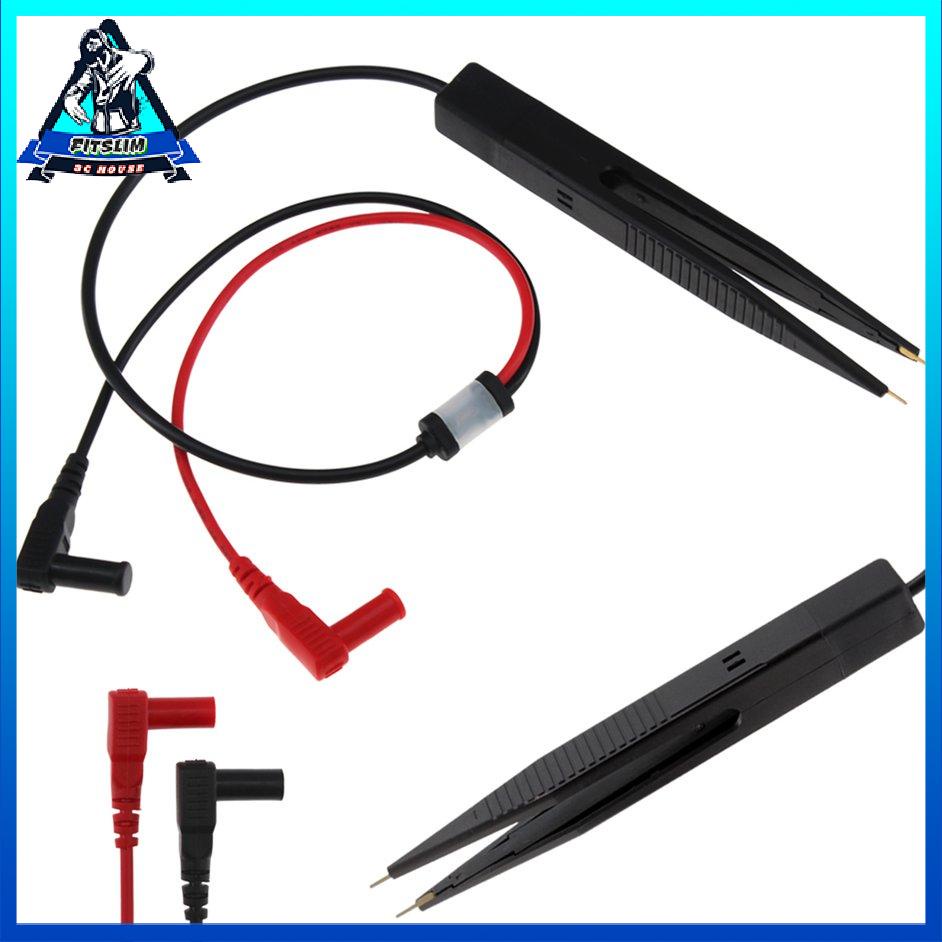 [Fitslim] SMD Inductor Test Clip Meter Probe Tweezers For Multimeter ...