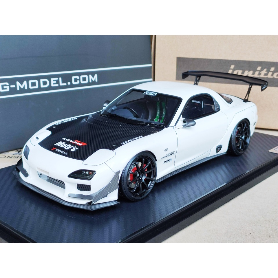 โมเดลรถRX7 ignition Model Feed Mazda RX7 FD3s ขนาด สเกล scale 1:18 1/18 ราคา โมเดลรถของขวัญ ...
