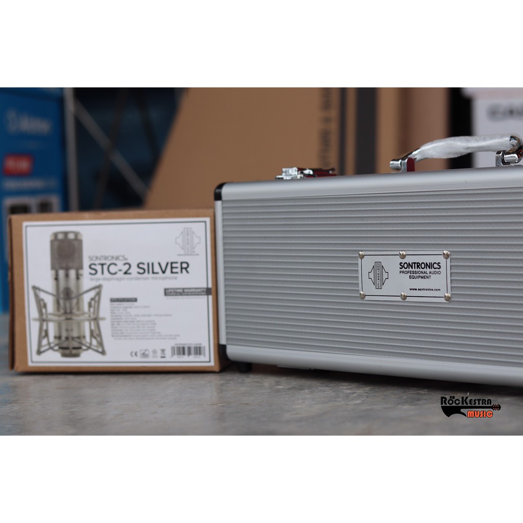 SONTRONICS : STC-2 (ไมโครโฟนคอนเดนเซอร์ สำหรับบันทึกเสียงร้อง และเครื่องดนตรี) | Shopee Thailand
