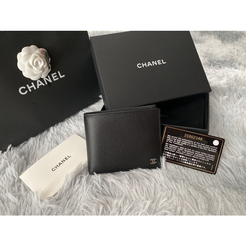 ChanelWalletCaviarแท้กระเป๋าสตางค์ชาย | Shopee Thailand