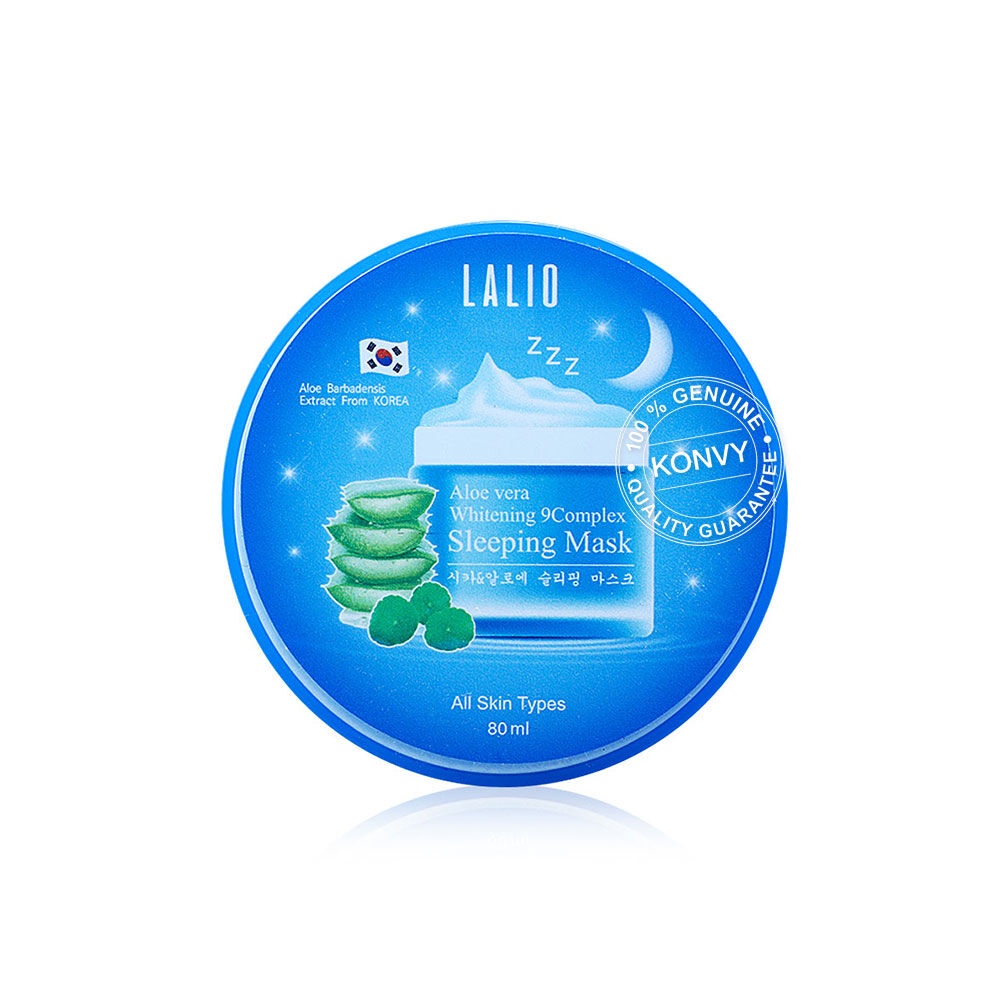 Lalio Aloe Vera Whitening 9 Complex Sleeping Mask 80ml ลาลิโอ สลีปปิ้ง ...