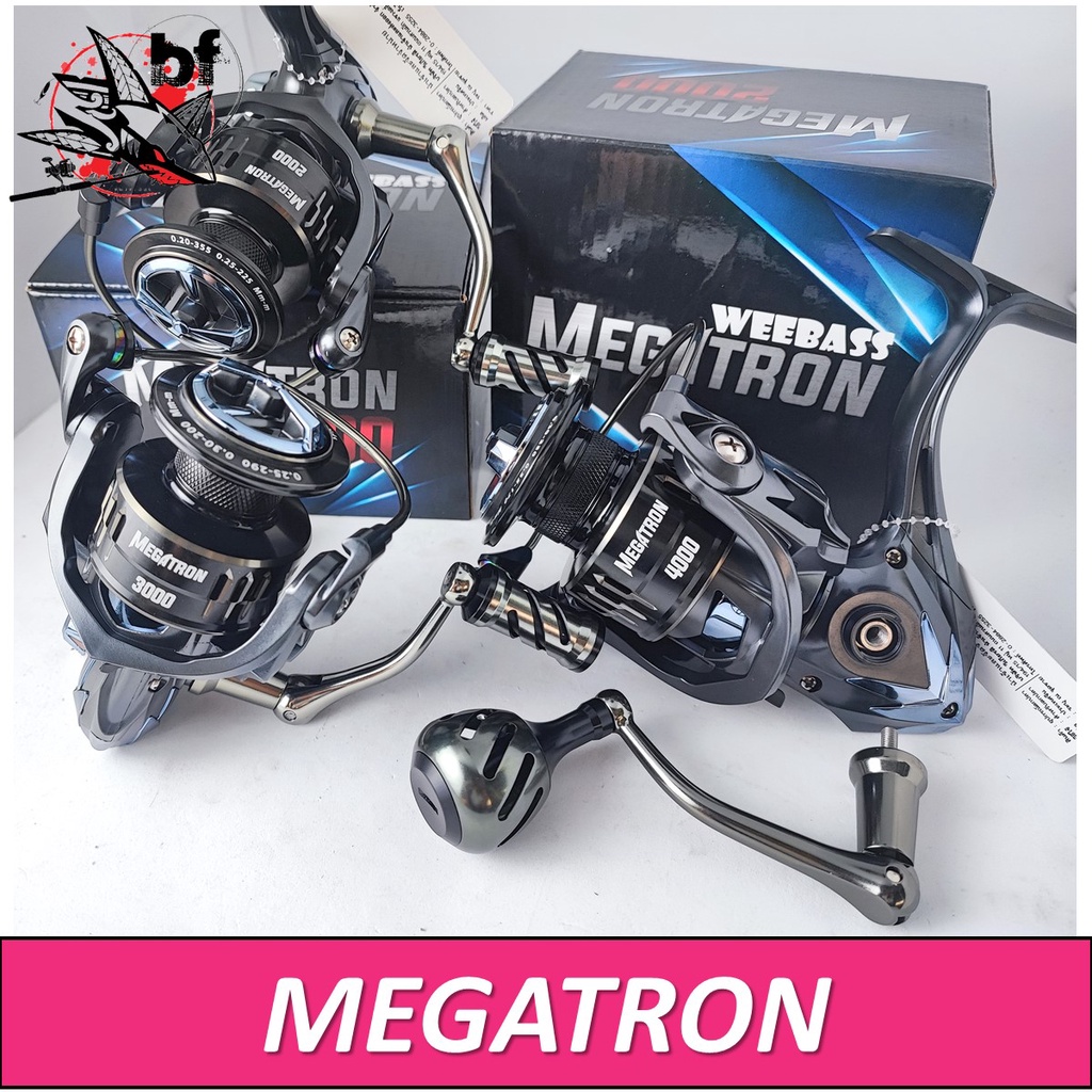 BPFMAY100 ลด100.-รอกสปินนิ่ง weebass รอก - รุ่น MEGATRON 5+1 ...