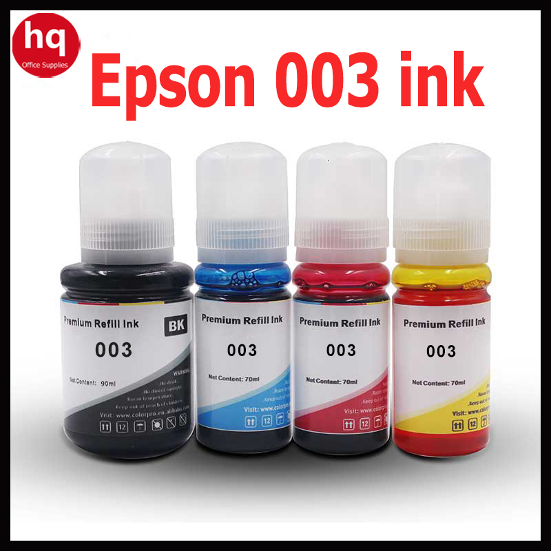Epson 003 สีดำ หมึกเติม Epson 003 Epson Ink 003( Black, Yellow, Cyan ...
