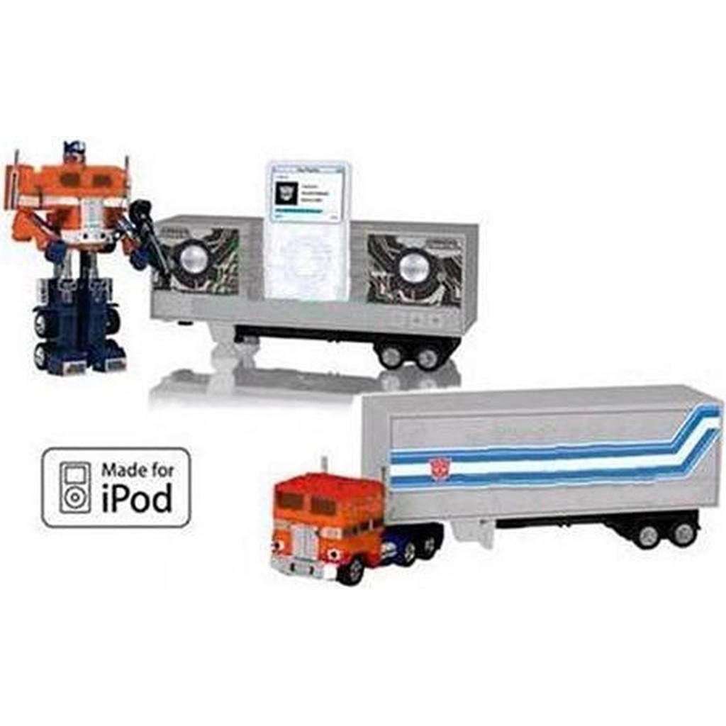 TRANSFORMERS MUSIC LABEL CONVOY [Optimus Prime] speakers for iPod ของ ...