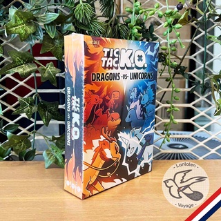 Tic Tac K.O.: Dragons vs Unicorns / Cute vs Evil แถมห่อของขวัญฟรี [Boardgame] | Shopee Thailand