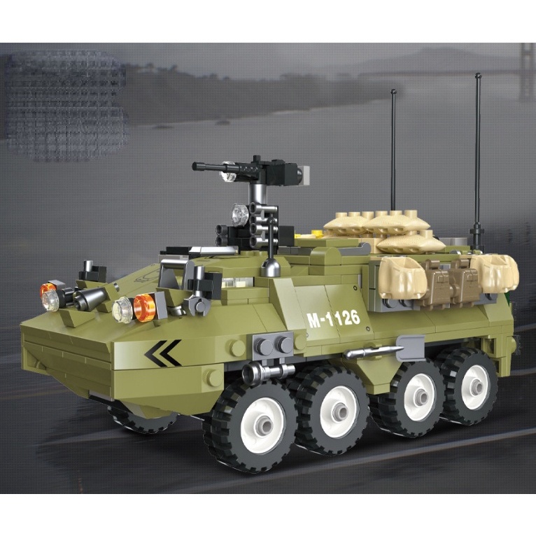 Mytopshop ใหม่ โมเดลตัวต่อ ยานพาหนะ MOC M1126 APC ของเล่นเสริมการเรียนรู้เด็ก 549 ชิ้น | Shopee ...