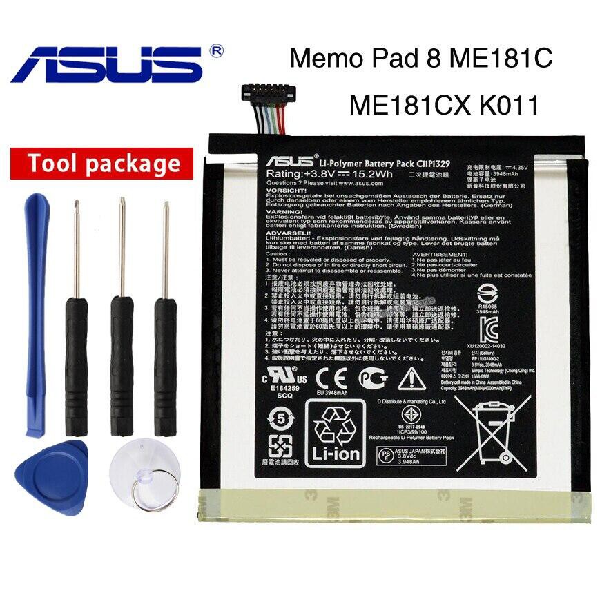 แบตเตอรี่ C11P1329 สำหรับ ASUS MeMo Pad 8 ME181C ME181CX 3948 mAh | Shopee Thailand