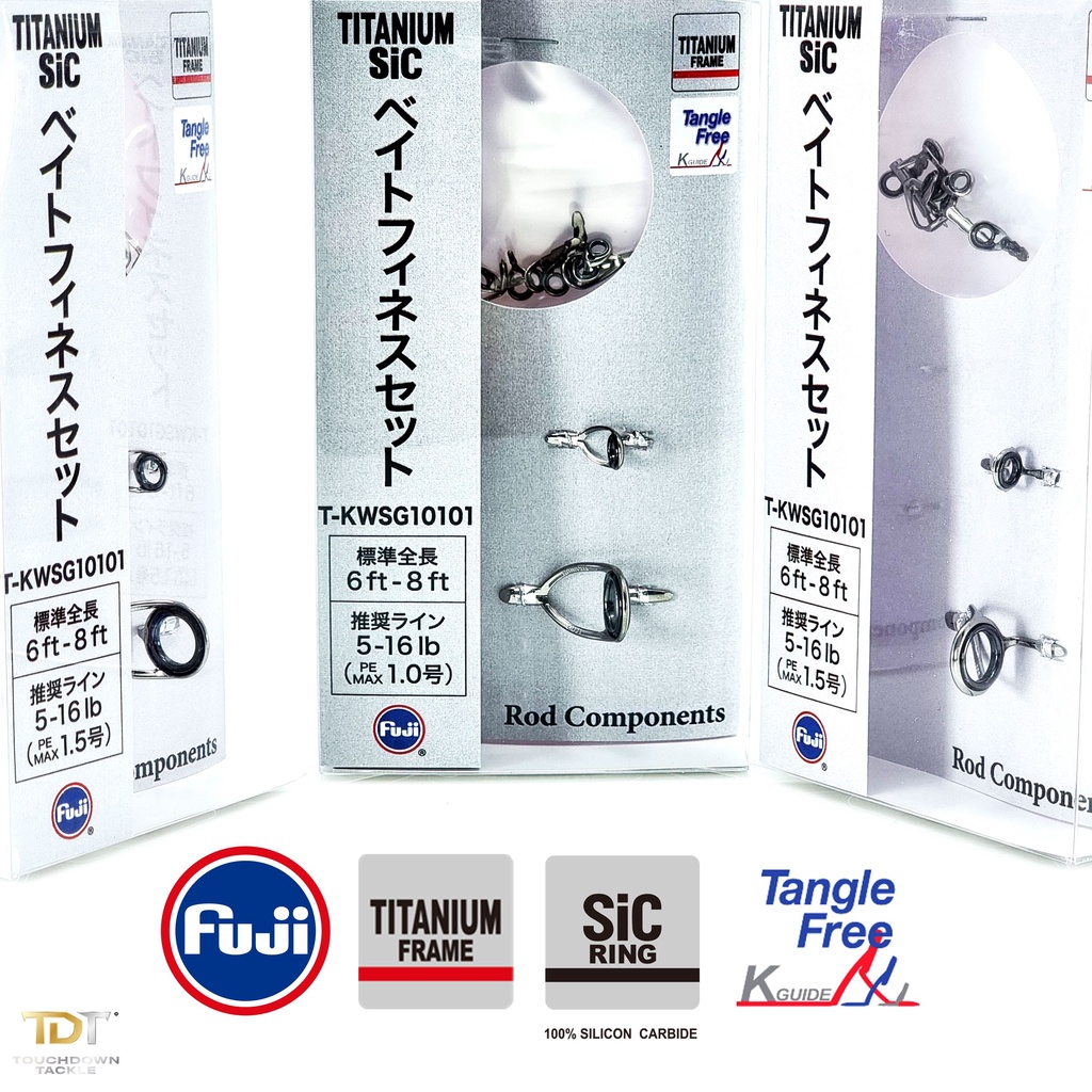 FUJI TITANIUM SiC GUIDE SET พร้อม TipTop หรูหราราคาย่อมเยาว์ | Shopee ...