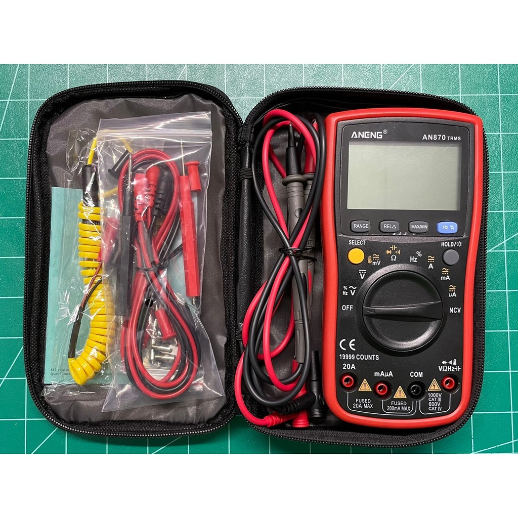 ANENG AN870 Digital Multimeter 19999 Counts True Rms Multimeter ...