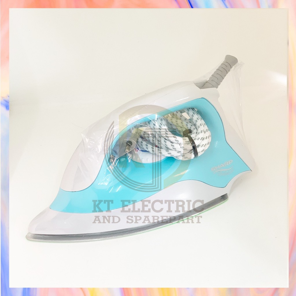 Sharp เตารีด ชาร์ปรุ่น ดอลฟิน AM-P333 สีฟ้า | Shopee Thailand