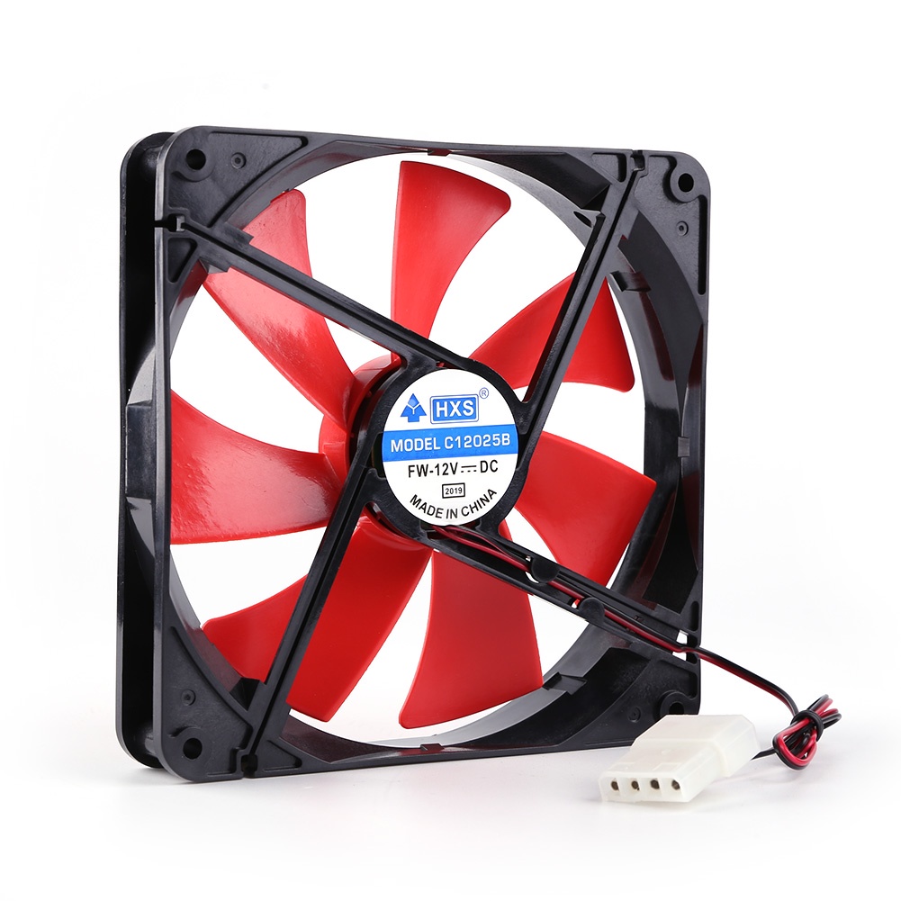 140mm 4 Pin Speed Adjustable Silent PC Case Cooling Fan CPU Cooler Fan ...