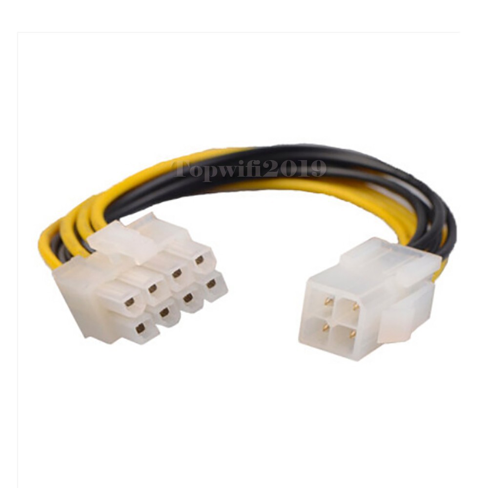 สาย Power 4 Pin F to 8 Pin M 8-pin EPS > 4-pin ATX/P4 power | Shopee ...