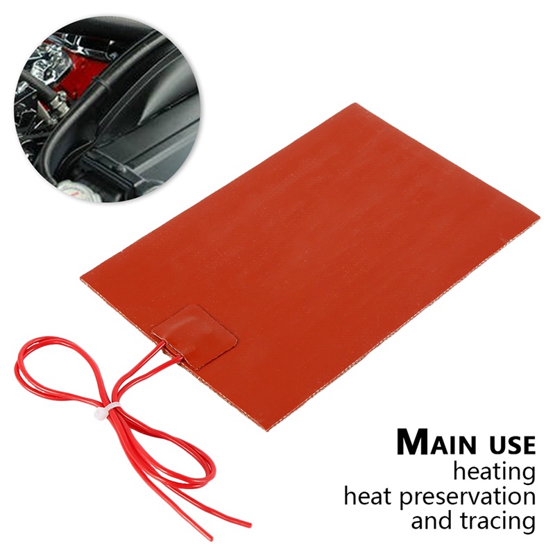 Universal Silicone Heating Pad 5V 12V 24V 220V Car Fuel Engine Heater ...