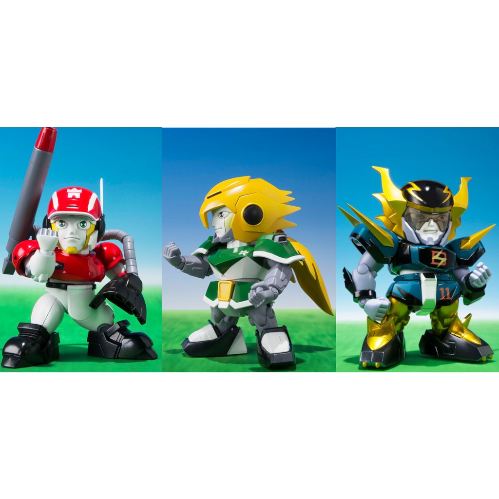 Tamashii Nation Chogokin Iron leaguer Magnum Ace/Mach Windy/Gold Foot ...