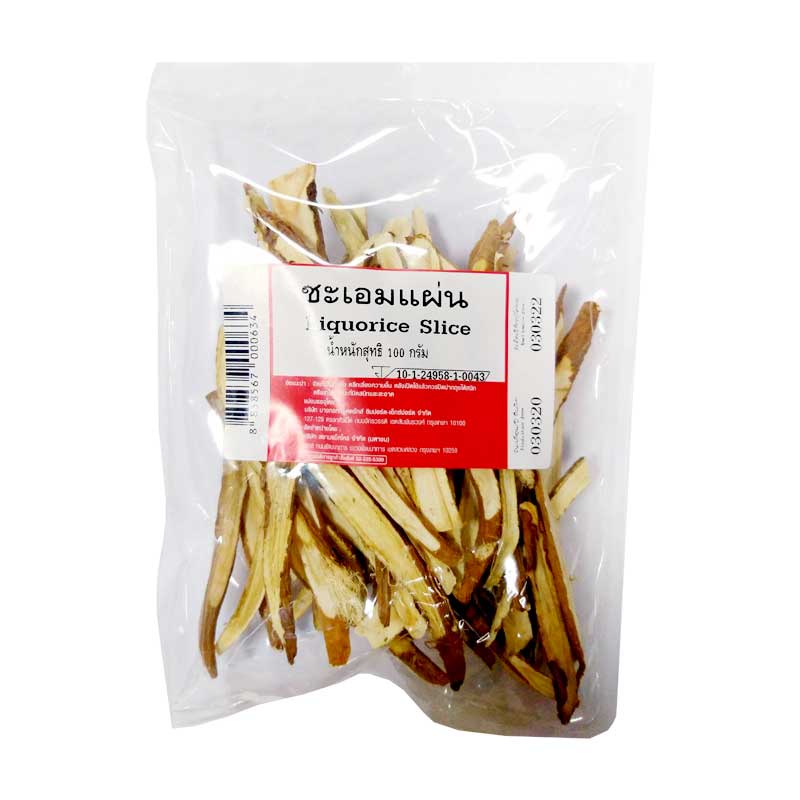 ชะเอมแผ่น 100 กรัม / Licorice Root Slices 100 g | Shopee Thailand
