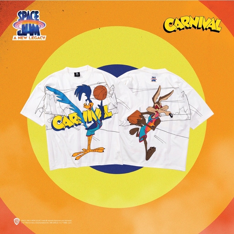 ‼️ พร้อมส่ง ‼️ เสื้อ Carnival x Space Jam Roadrunner | Shopee Thailand