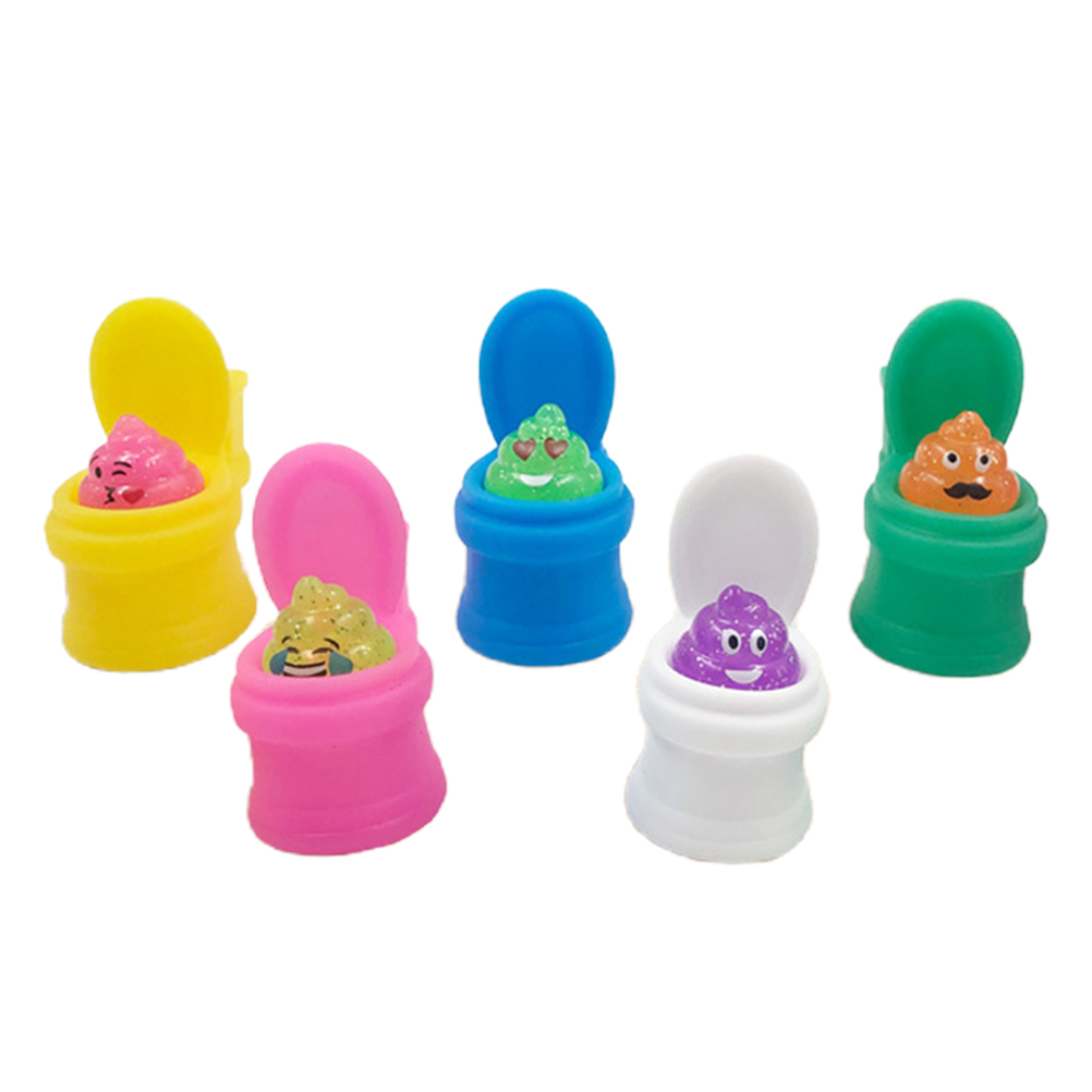【brand new】5PCS Stretchy Poo Toy Creative Squeezing Toilet Poop Toy Non ...