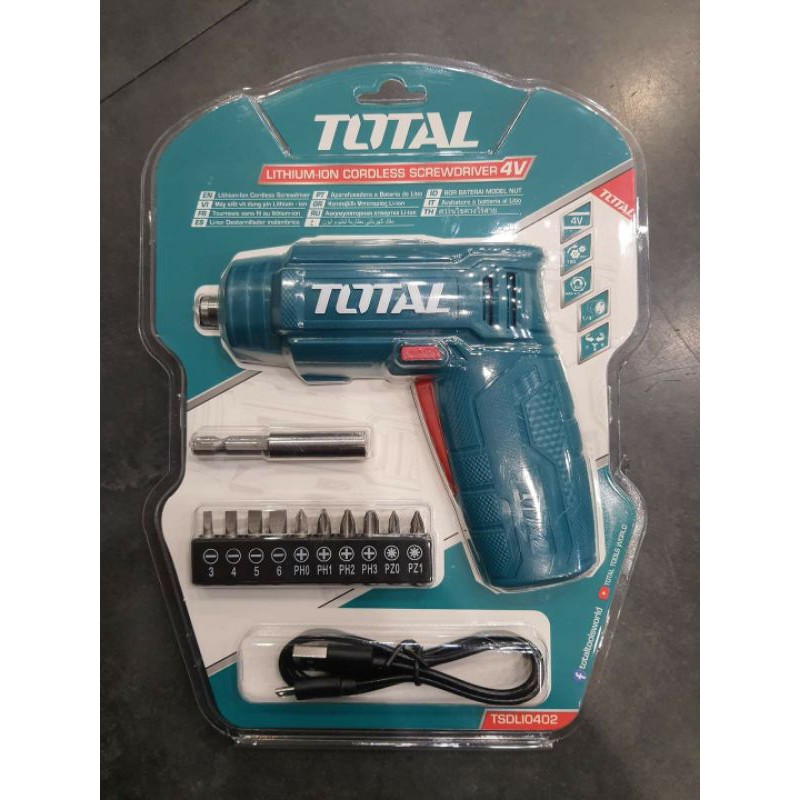 ชุดไขควงแบต total tsdli 0402 | Shopee Thailand