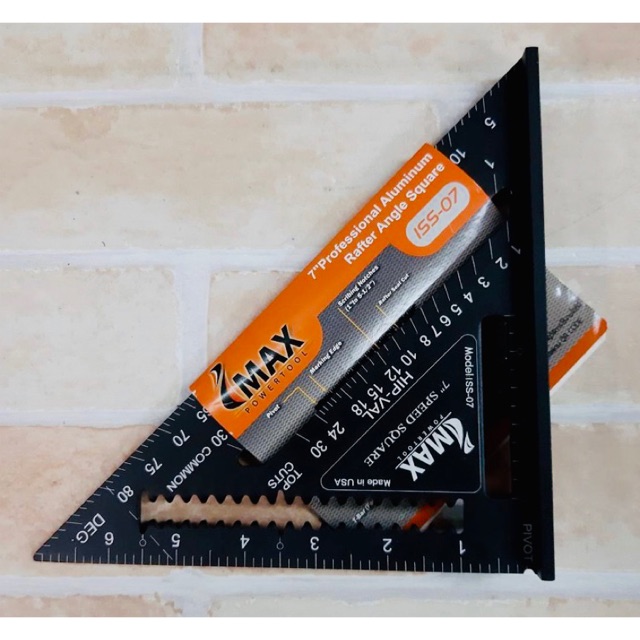 IMAX ฉากวัดไม้สามเหลี่ยม IMAX SPEED SQUARE 7" และ 12” วัสดุอลูมิเนียม ...