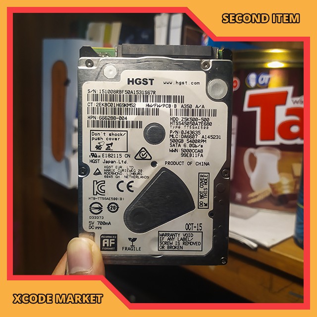 Hd Hdd ฮาร์ดไดรฟ์สลิม Hgst แล็ปท็อป 2.5 500gb 512gb 5400rpm 7 มิลลิเมตร ...