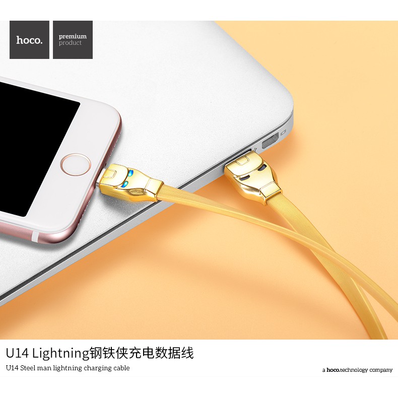 สายชาร์จ Hoco iPhone ของแท้ รุ่น U14 Lightning | Shopee Thailand